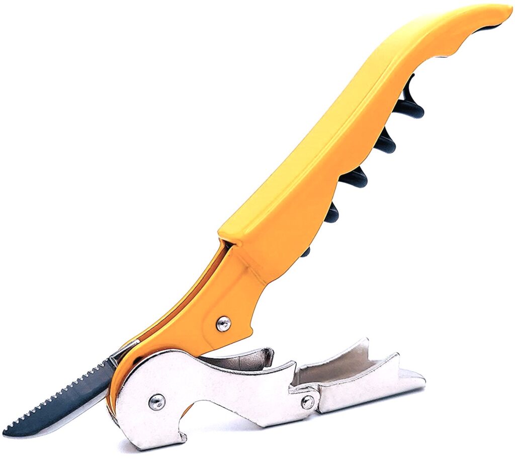 Pulltaps | Yellow | Classic Pocket Corkscrew | Convino | NZ